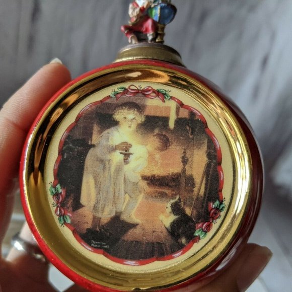 Norman Rockwell | Holiday | Bradford Norman Rockwells Is He Coming ...